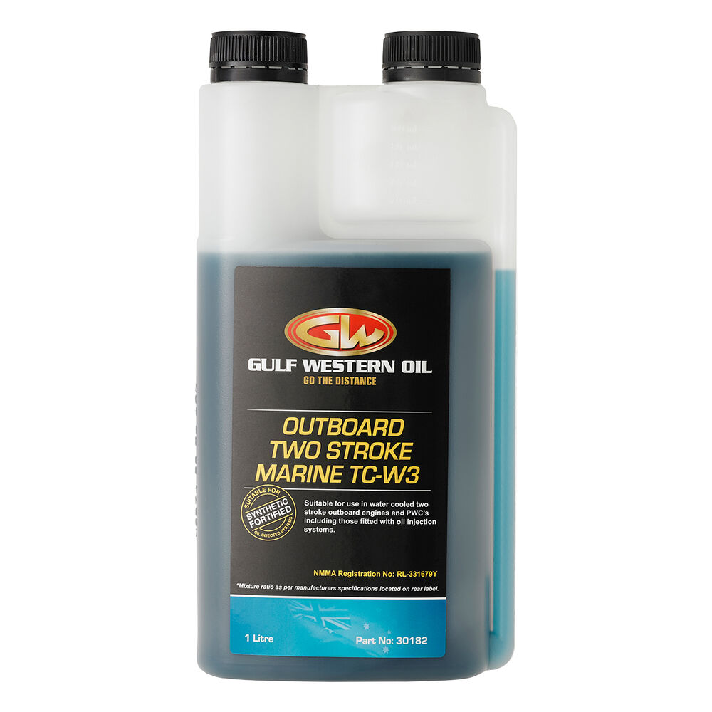 Gulf Western 2 Stroke Outboard Oil - 1 Litre | Supercheap Auto