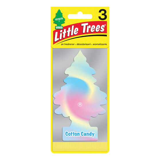 Little Trees Air Freshener - Cotton Candy, 3 Pack | Supercheap Auto