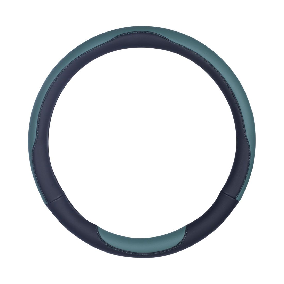 SCA Steering Wheel Cover - Leather Look, Olive/Black, 380mm diameter ...