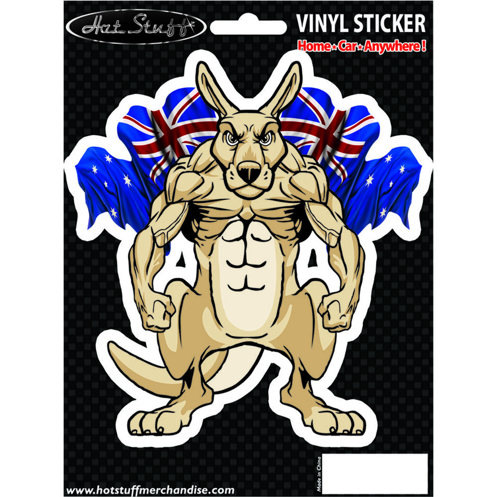 Sticker Kangaroo Flags, Vinyl | Supercheap Auto