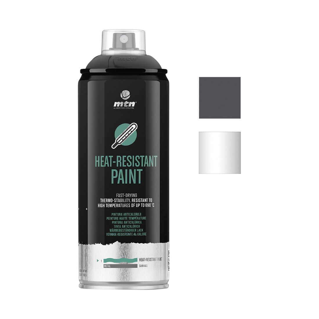 MTN Pro Black Heat Resistant Spray Paint 400mL | Supercheap Auto