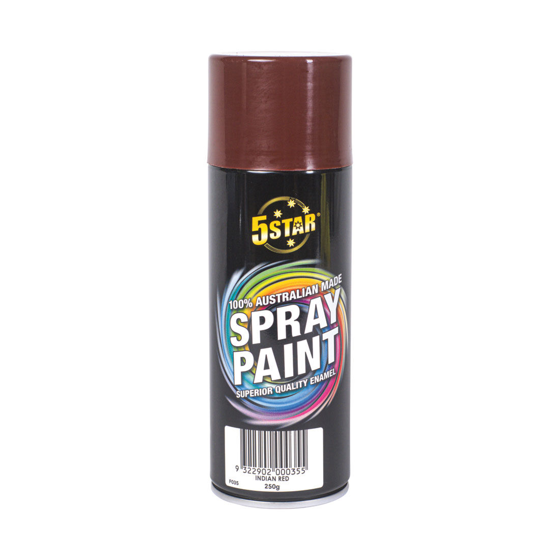 5 Star Enamel Spray Paint Indian Red 250g | Supercheap Auto
