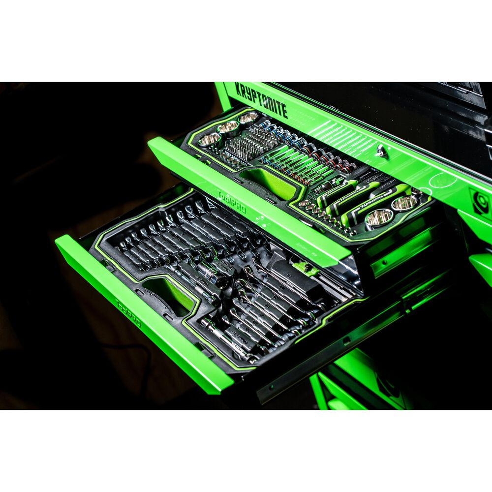 ToolPRO-X Tool Kit 1/4" 3/8" & 1/2" Drive Metric/SAE 228 Piece ...