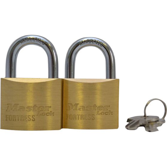 Master Lock Fortress Padlock - 40mm, 2 Pack | Supercheap Auto