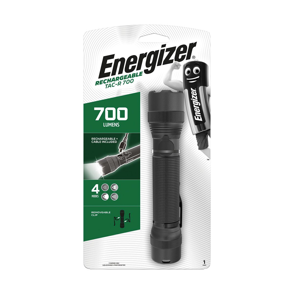 Energizer Rechargeable Torch TAC-R-700 Lumens | Supercheap Auto