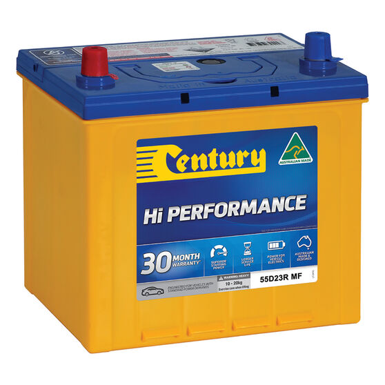 Century Hi Performance Car Battery 55D23R MF | Supercheap Auto