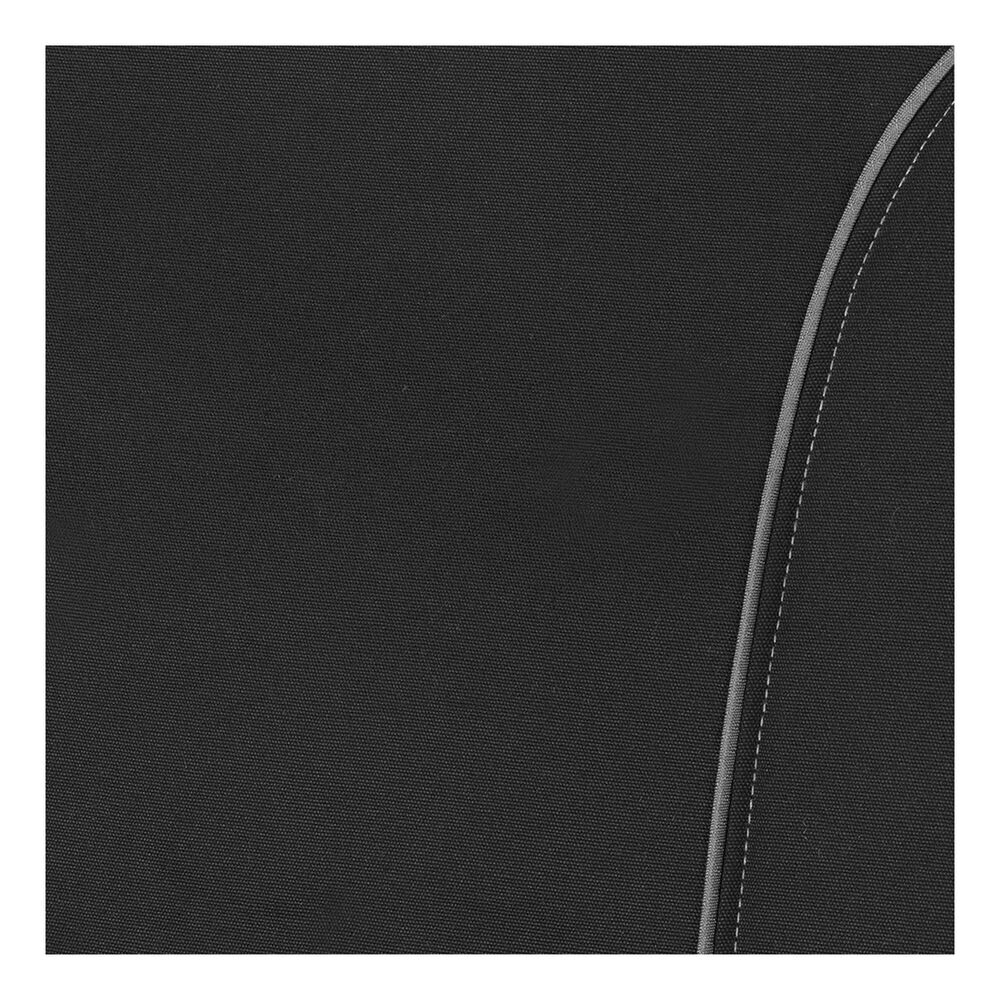 Ridge Ryder Canvas Seat Cover Black/Grey Piping Adjustable Headrests ...