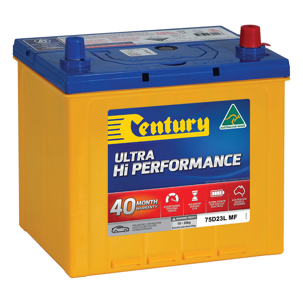 Century Ultra Hi Performance Car Battery 75D23L MF | Supercheap Auto