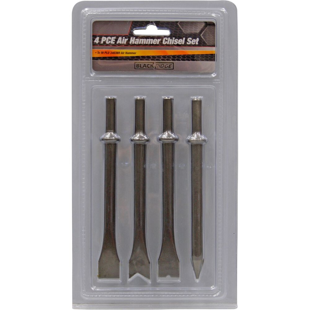 Blackridge Air Hammer Chisel Set 4 Piece | Supercheap Auto