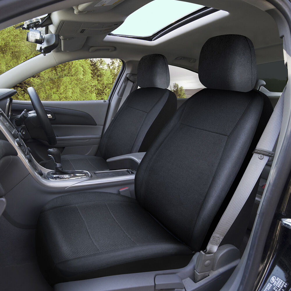 SCA Jacquard Seat Covers Charcoal Adjustable Headrests Airbag ...