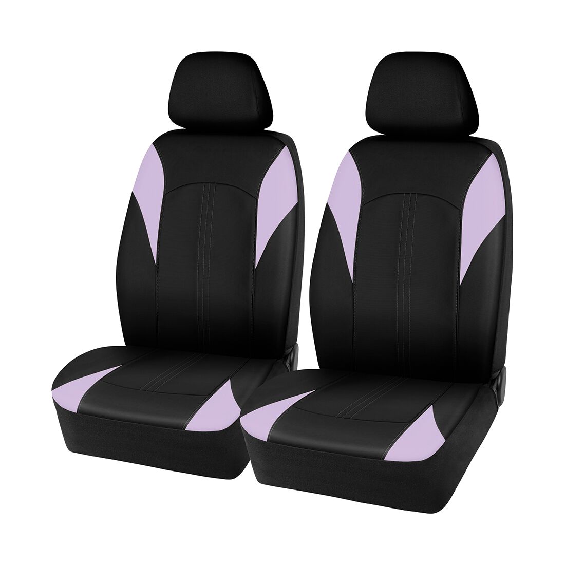SCA Seat Cover Leather Look Black/Lilac | Supercheap Auto
