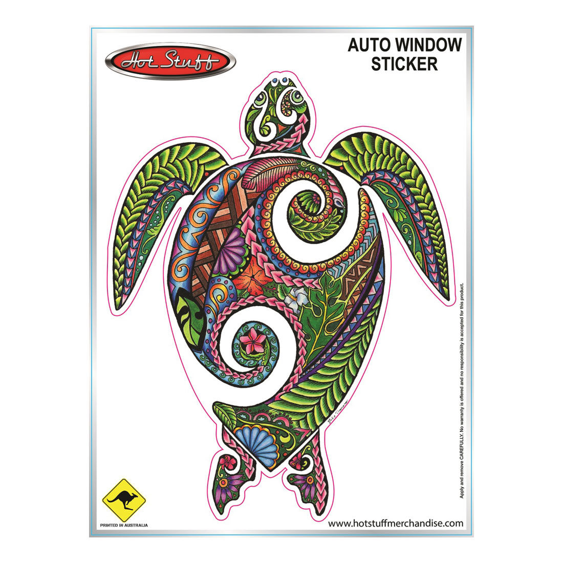 Hot Stuff Sticker Tribal Turtle Colour | Supercheap Auto