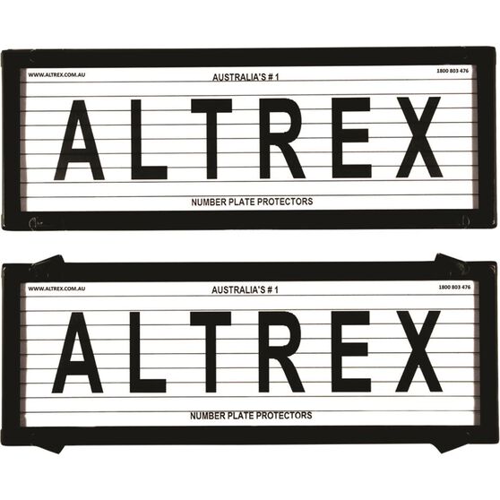 Altrex Number Plate Protector - 6 Figure Standard With Lines 6L ...