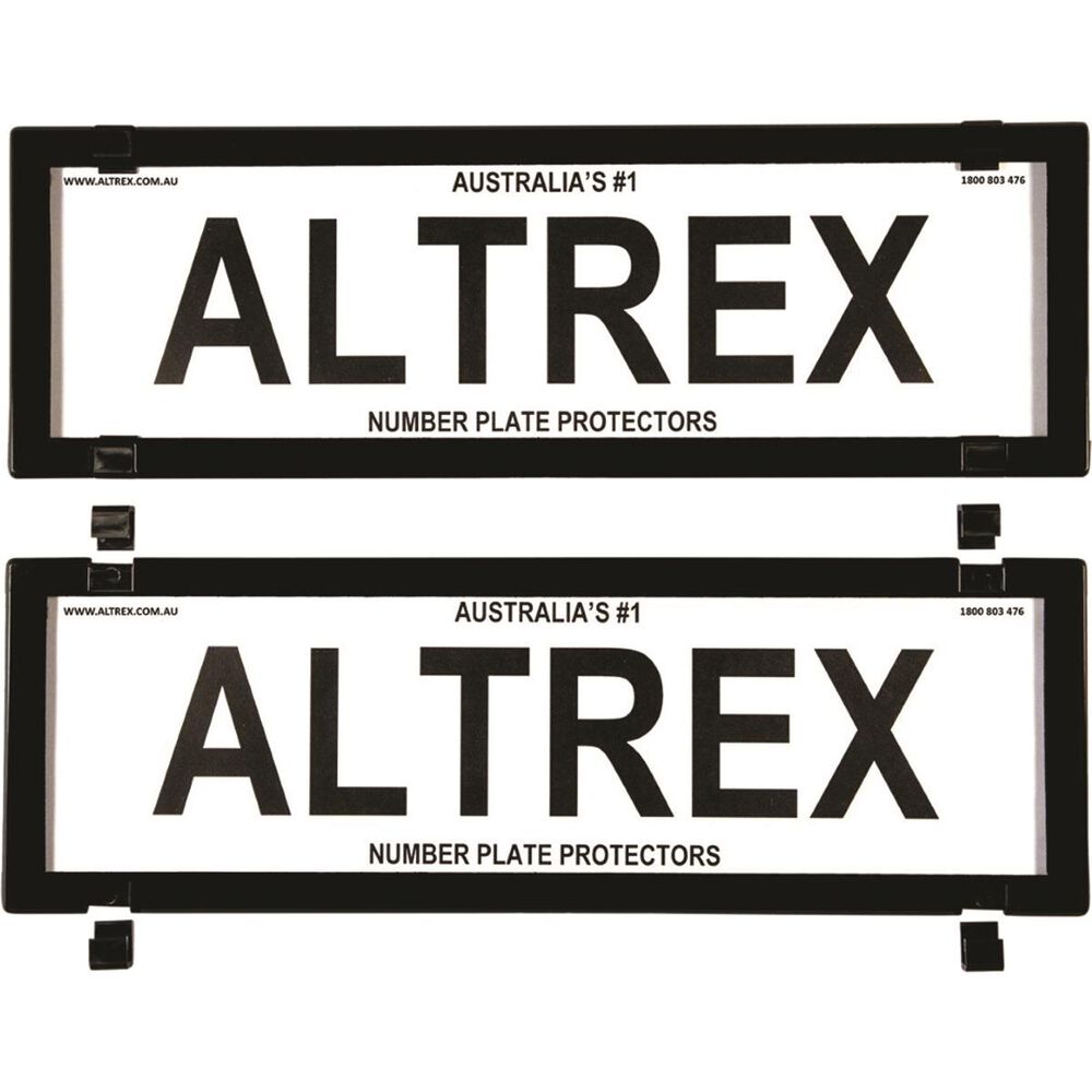 Altrex Number Plate Protector - 5 Figure Slimline Clear 5VSNL ...