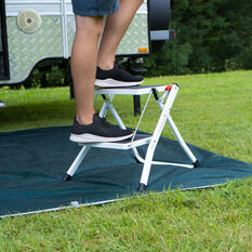 Ridge Ryder Caravan Double Step Folding | Supercheap Auto