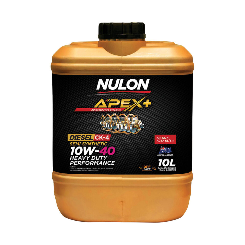 Nulon Apex+ 10W-40 Heavy Duty Diesel 10 Litre | Supercheap Auto