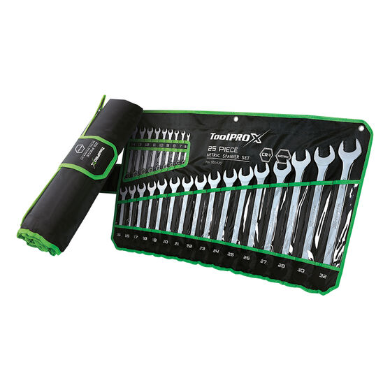 ToolPRO-X Spanner Set Metric 25 Piece | Supercheap Auto