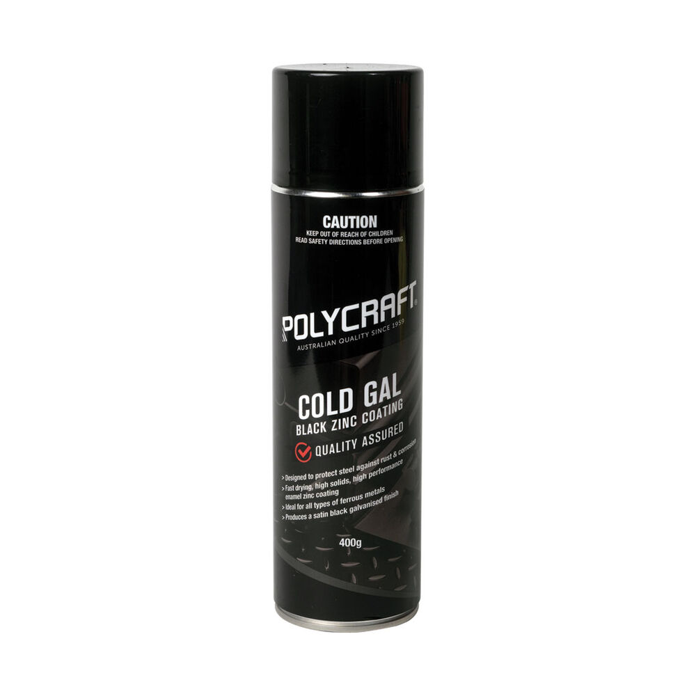 Polycraft Cold Gal Zinc Coating Black 400g | Supercheap Auto