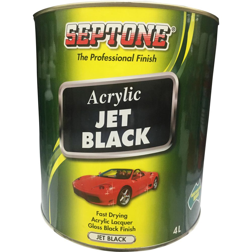 Jet Black Car Paint