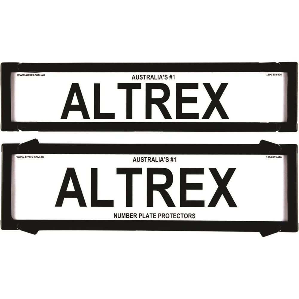 Altrex Number Plate Protector - 6 Figure Premium Clear 6NLP ...