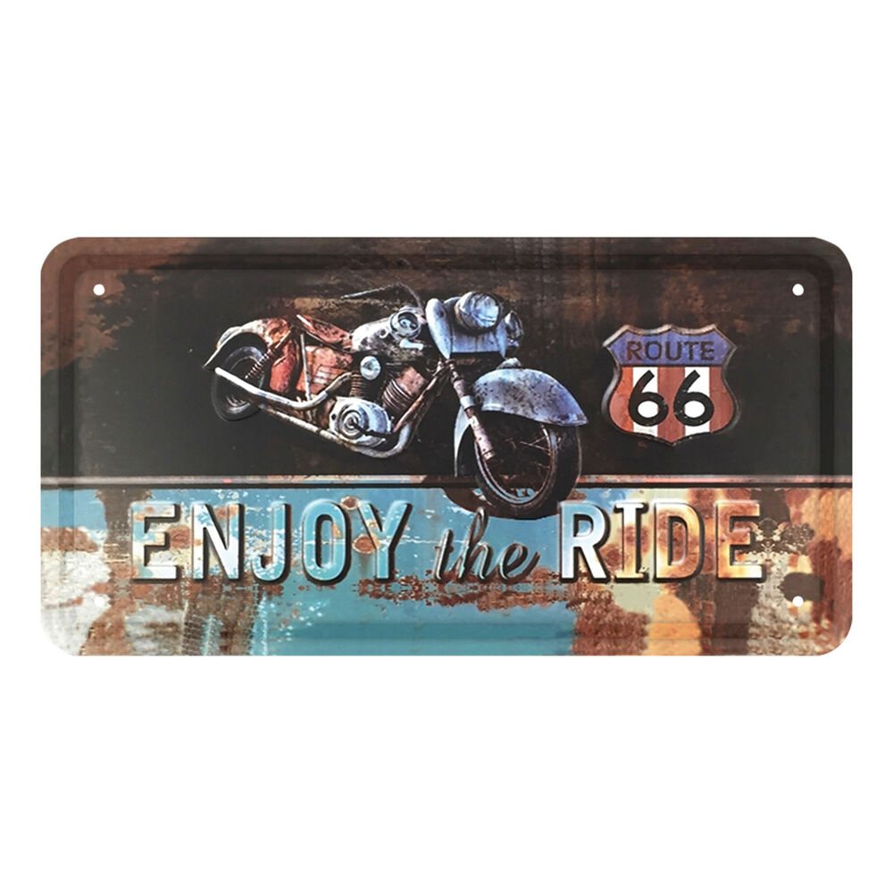 Tin Sign Vintage Number Plate Asst Designs | Supercheap Auto