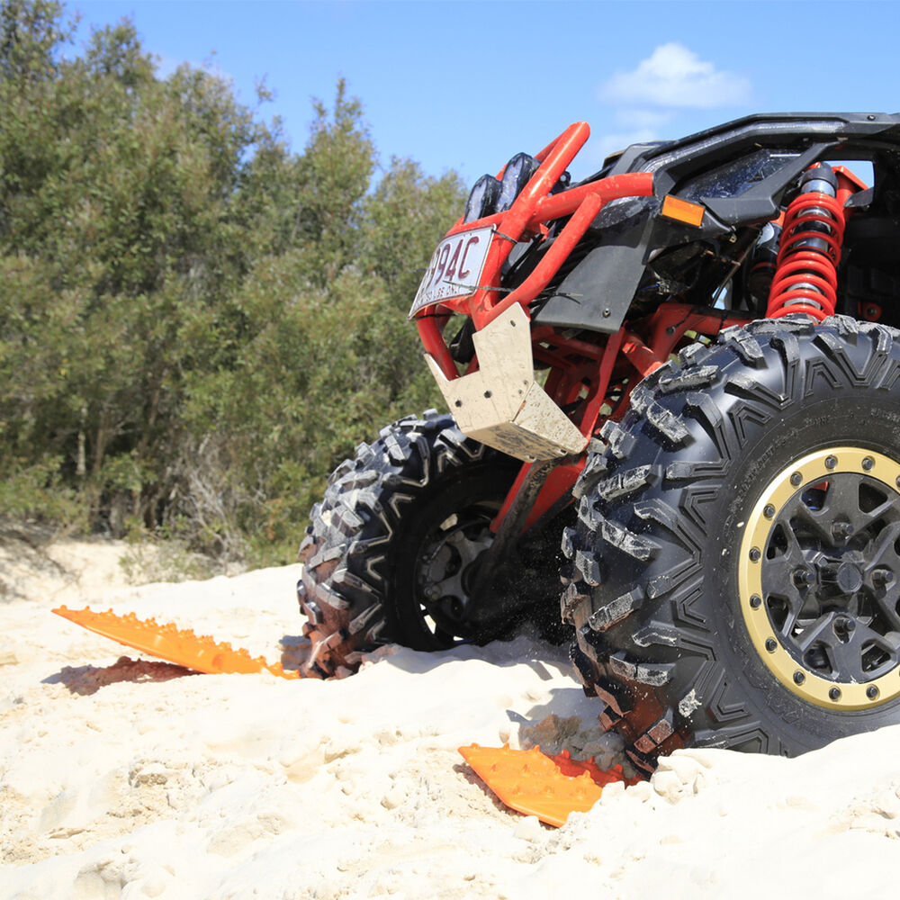 Maxtrax Mini Recovery Tracks - Orange, Pair | Supercheap Auto