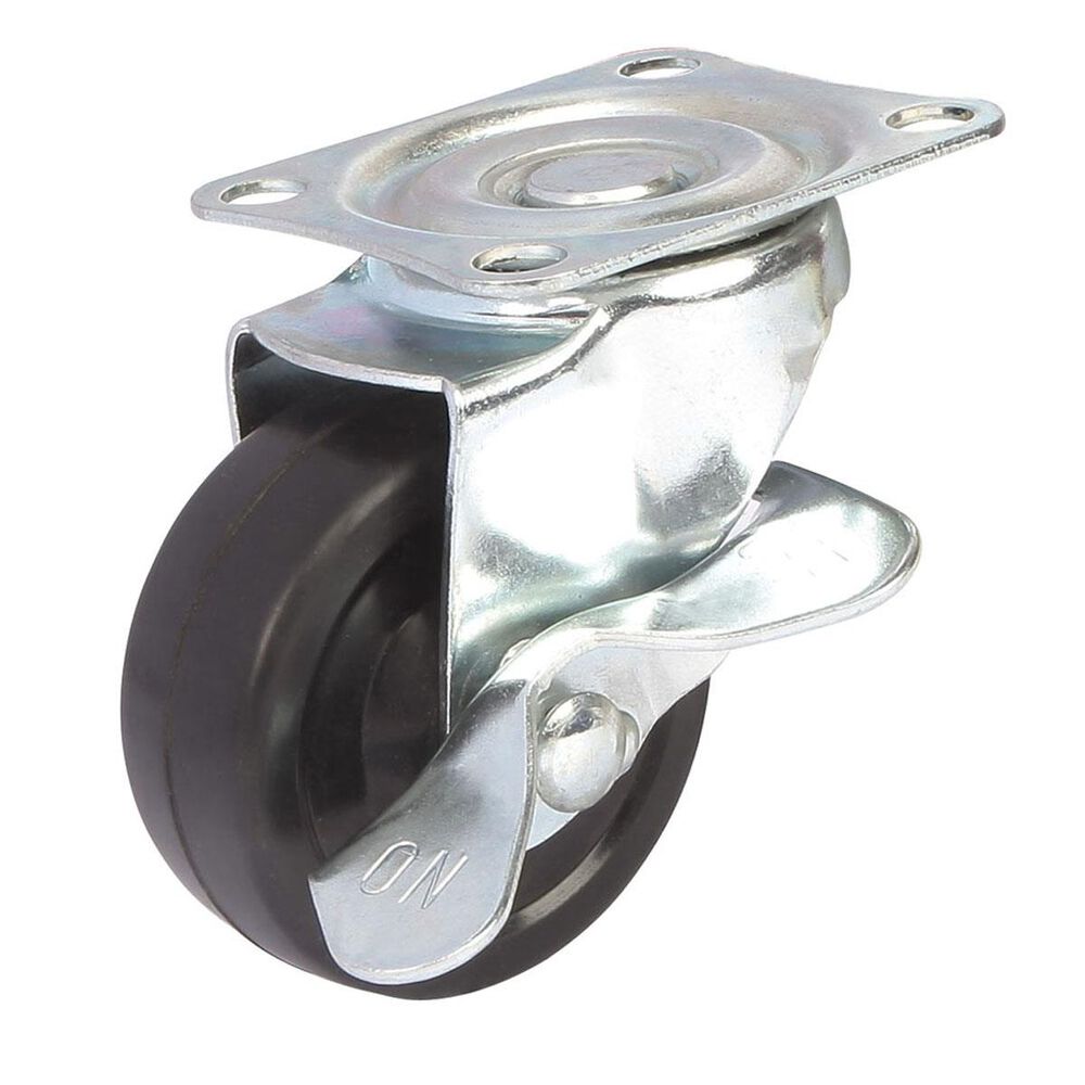 SCA Castor Wheel - 63 x 24mm, Metal Brake, Swivel | Supercheap Auto