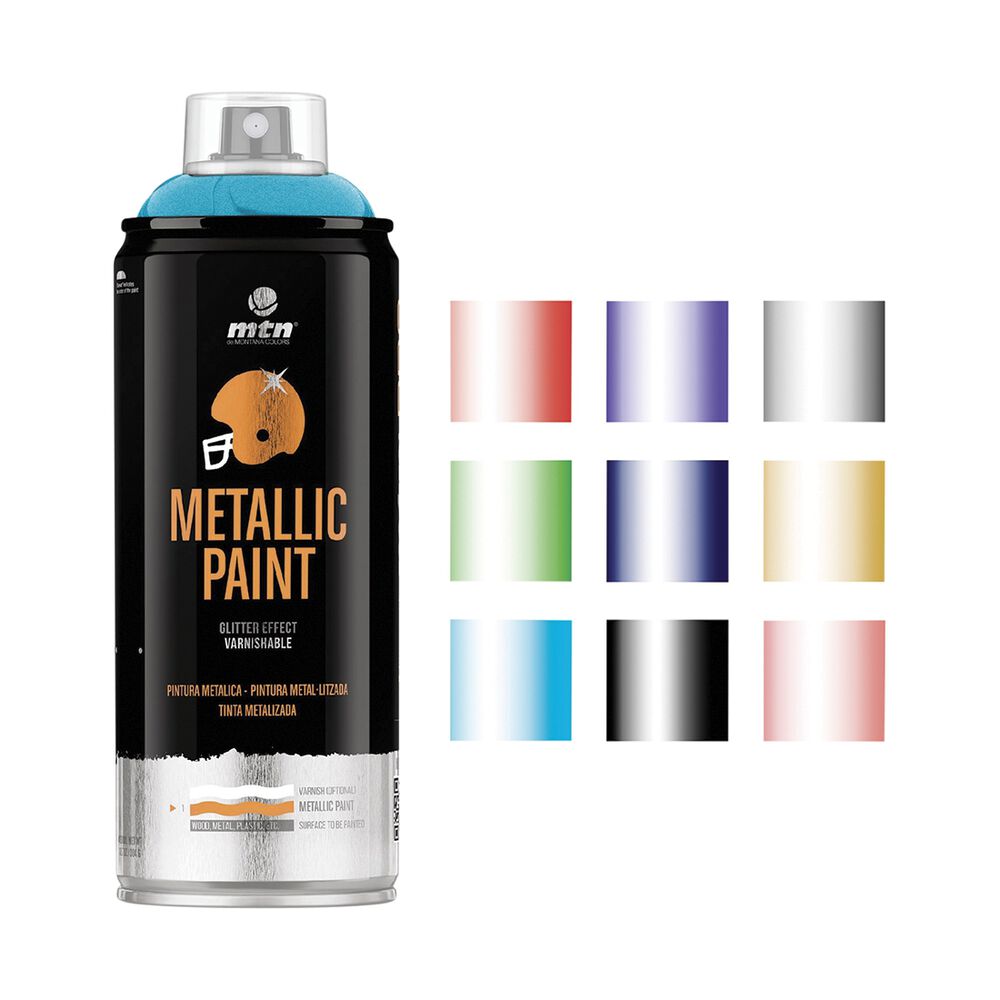 MTN Pro Metallic Blue Spray Paint 400mL | Supercheap Auto