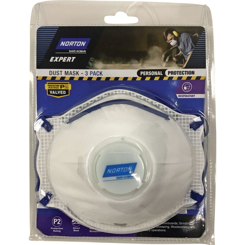 Norton Disposable P2 Safety Masks - 3 Pack | Supercheap Auto