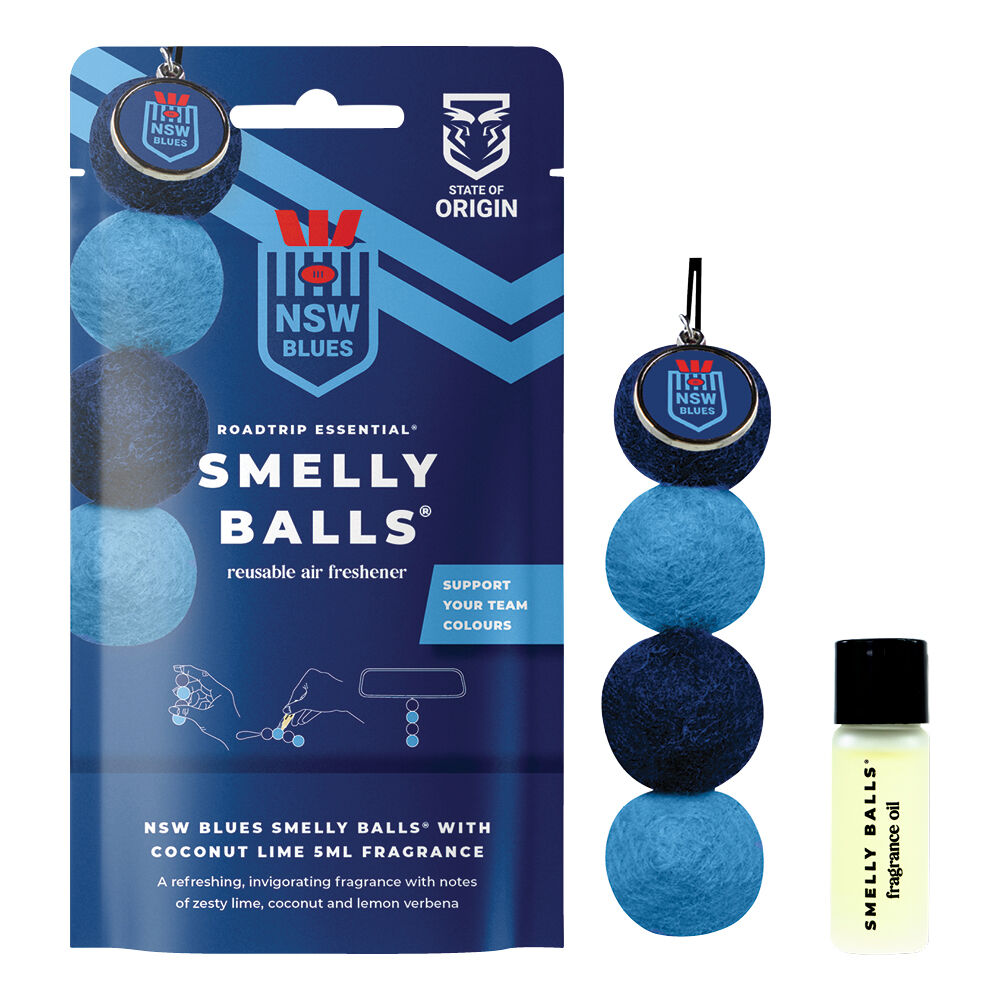 Smelly Balls Reusable Car Freshener - NSW Blues | Supercheap Auto