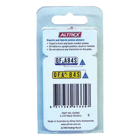 Altrex Electric and Hybrid Vehicle Tags - 2 Pack | Supercheap Auto