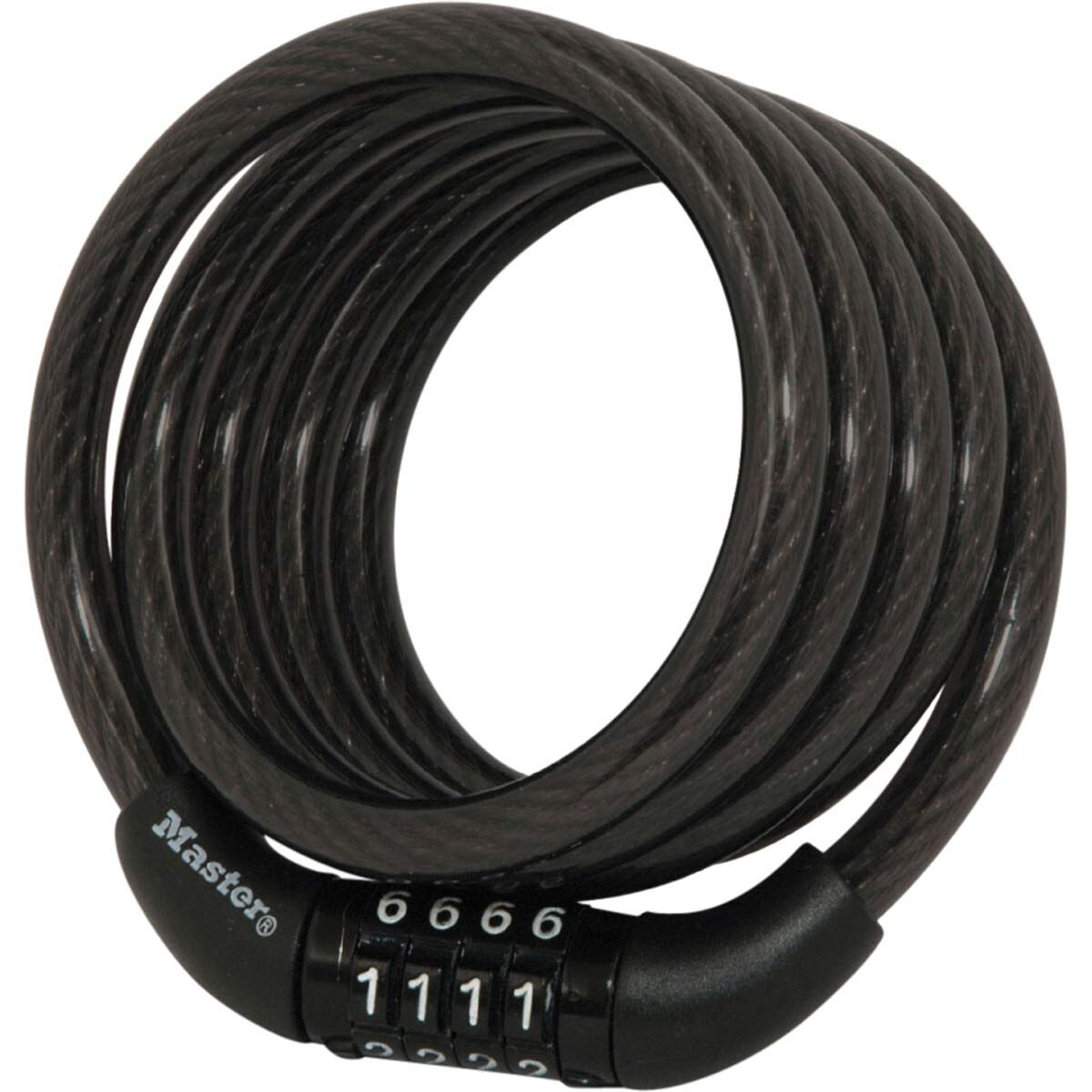 Master Lock Combination Bike Lock 8mm x 1.2m Supercheap Auto