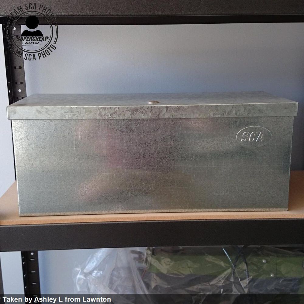 SCA Galvanised Tool Box 25 Litre | Supercheap Auto