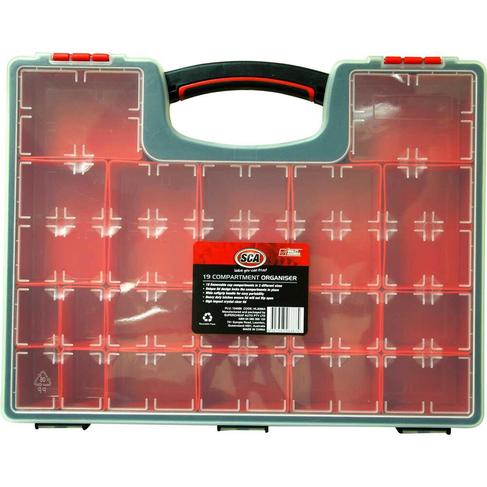 SCA Organiser 19 Compartment | Supercheap Auto