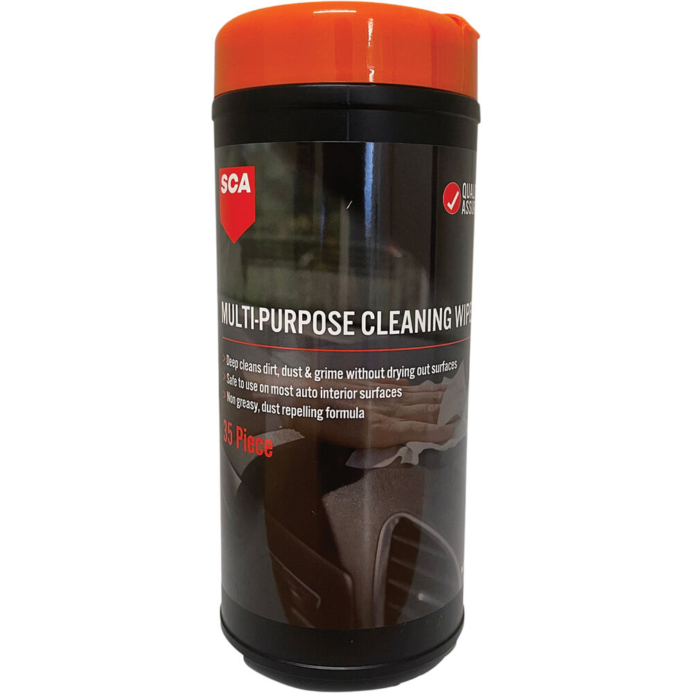 SCA Multi-Purpose Cleaning Wipes 35 Pack | Supercheap Auto