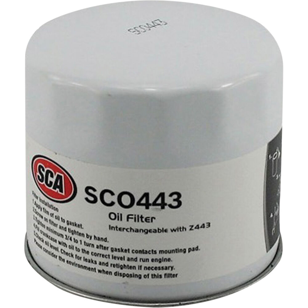 SCA Oil Filter SCO443 (Interchangeable with Z443) | Supercheap Auto