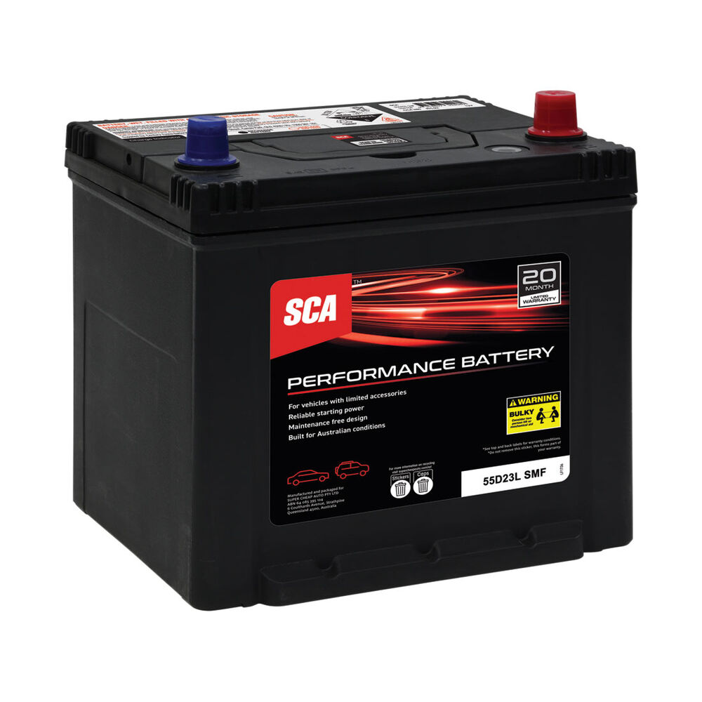 SCA Performance Car Battery 55D23L SMF | Supercheap Auto