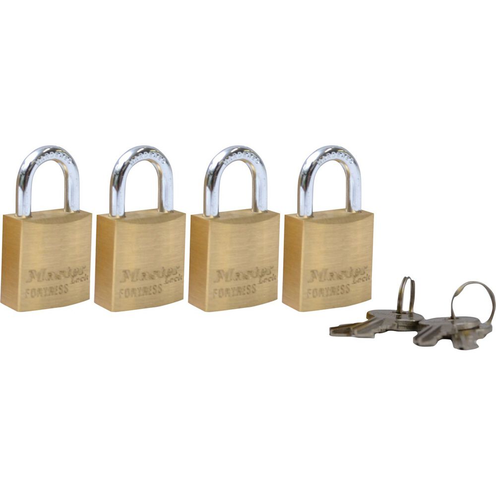 Master Lock Fortress Padlock - 20mm, 4 Pack | Supercheap Auto