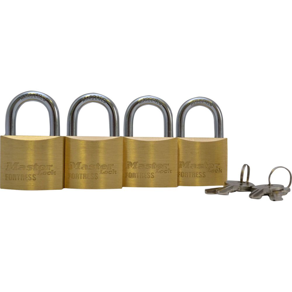 Master Lock Fortress Padlock - 40mm, 4 Pack | Supercheap Auto
