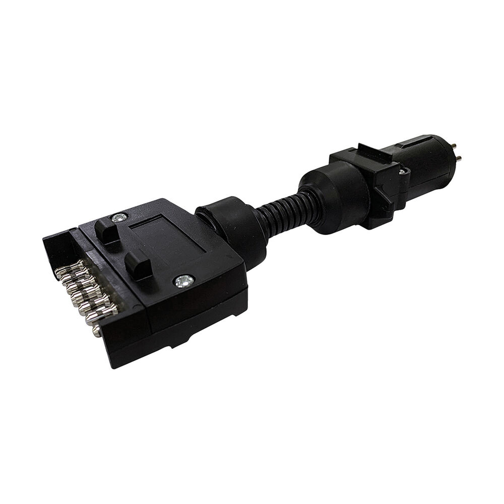 7 PIN FLAT SOCKET TO 7 PIN SMALL ROUND PLUG | Supercheap Auto