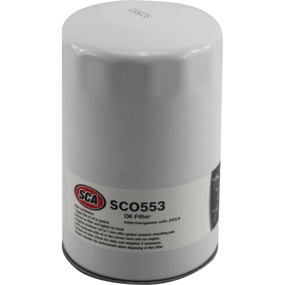 SCA Oil Filter SCO553 (Interchangeable with Z553) | Supercheap Auto