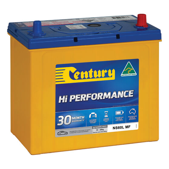 Century Hi Performance Car Battery NS60L MF | Supercheap Auto