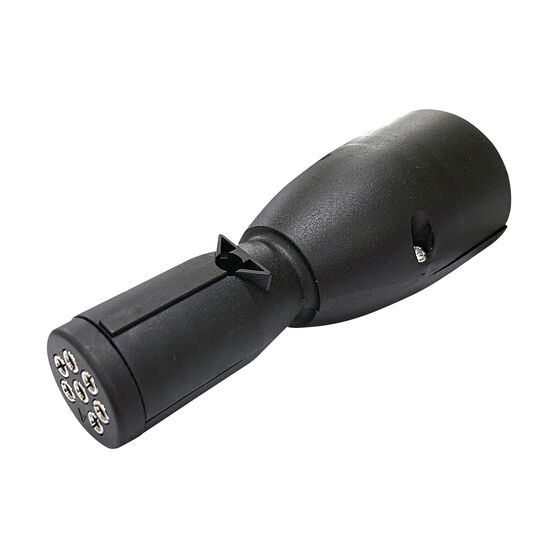 7 PIN SMALL ROUND SOCKET TO 7 PIN LARGE ROUND PLUG | Supercheap Auto