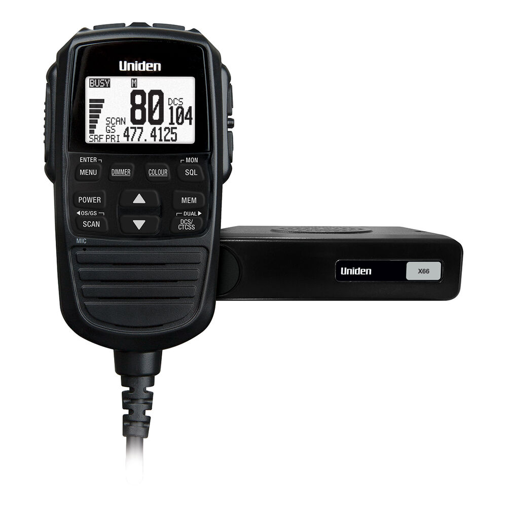 Uniden UHF CB Radio 5W Mini Compact X66 | Supercheap Auto