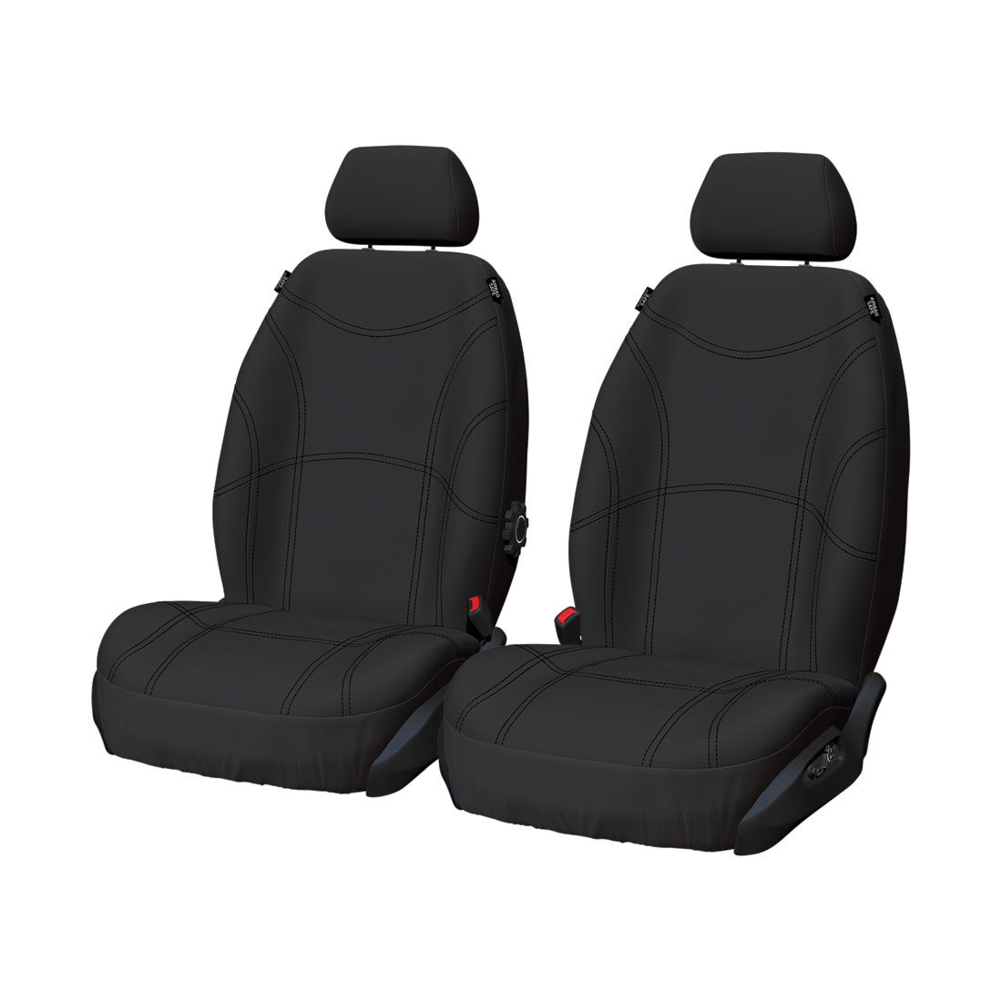 Getaway Neoprene Ready Made Seat Covers Front Pair Black suits Ranger Next Gen Supercheap Auto