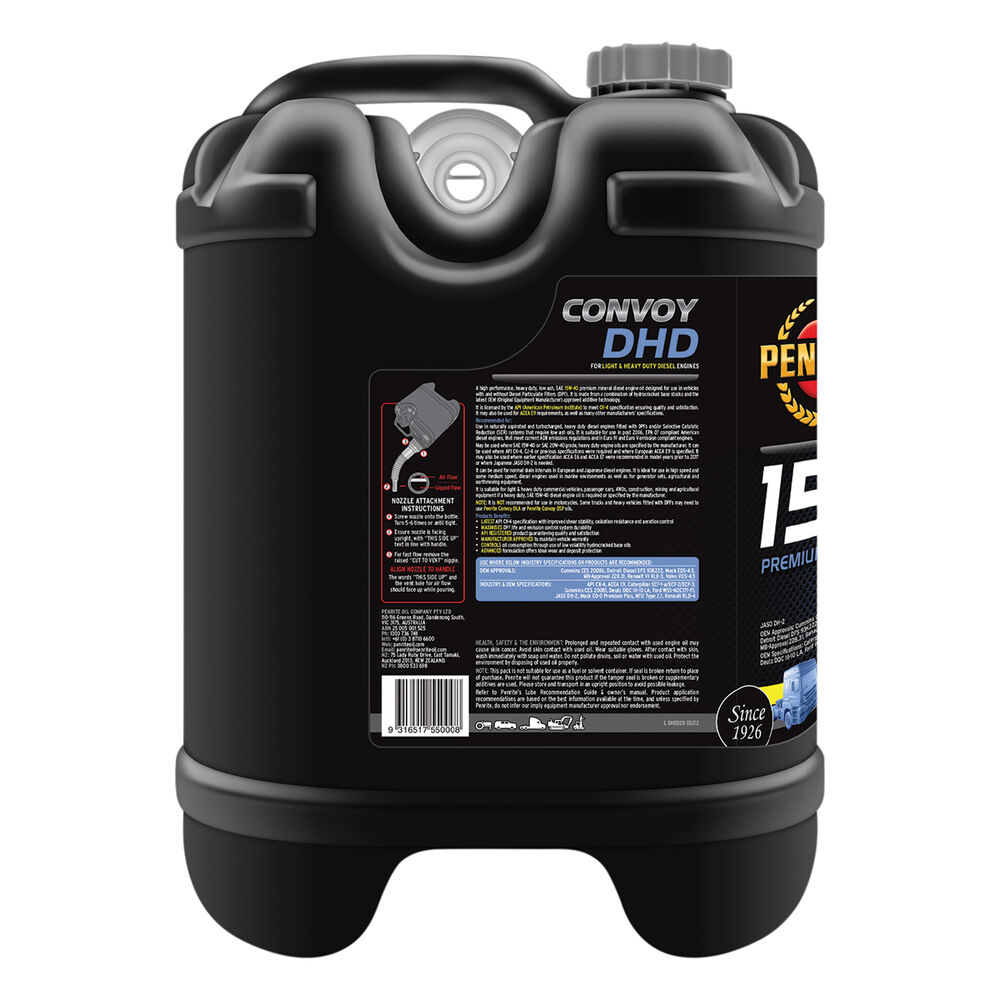 Penrite Convoy Diesel HD Engine Oil 15W-40 20 Litre | Supercheap Auto