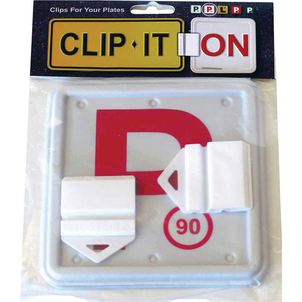 Clip It On NSW '90' Red P Plate and Clips Twin Pack | Supercheap Auto