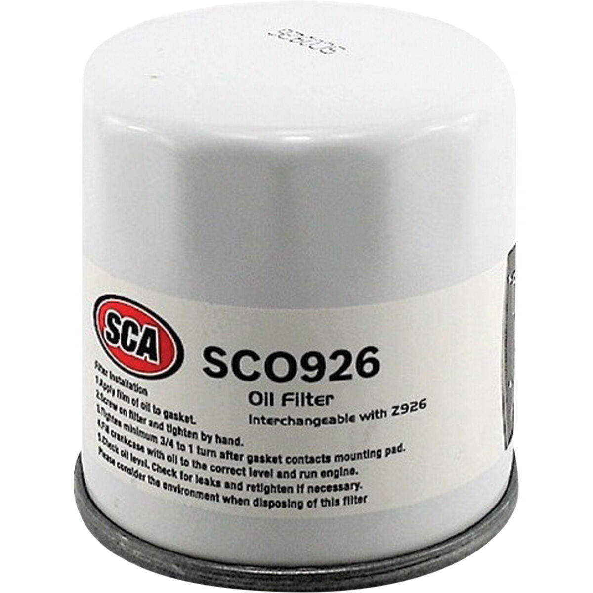 SCA Oil Filter SCO926 (Interchangeable with Z926) | Supercheap Auto