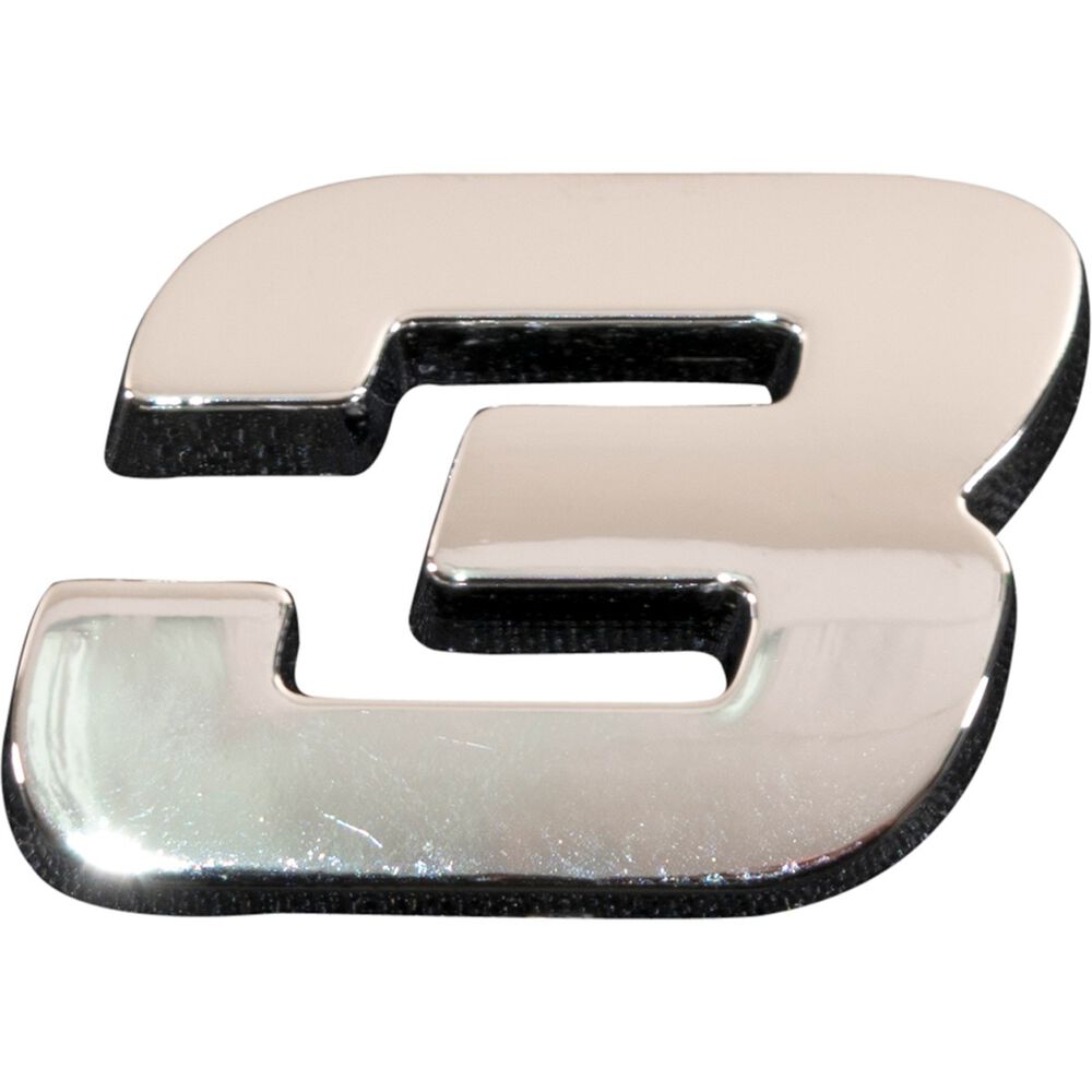 SCA 3D Chrome Badge Number 3 | Supercheap Auto