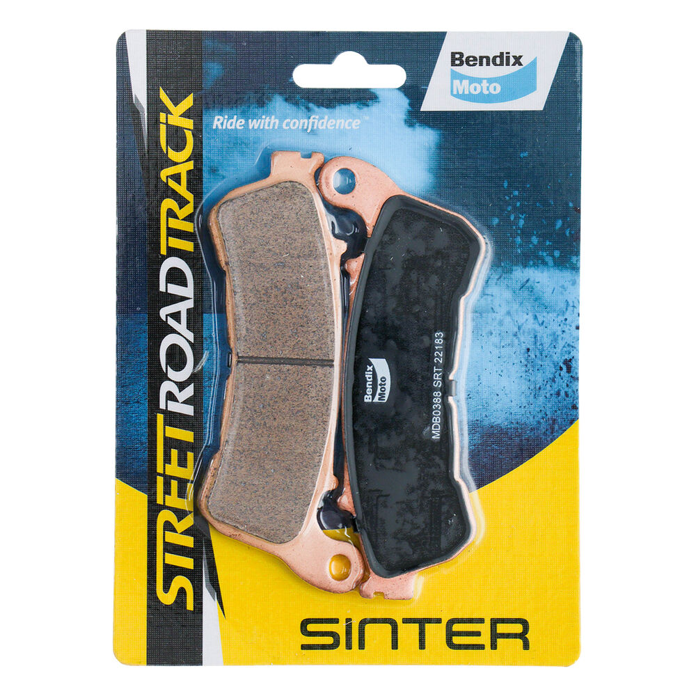 Bendix Street Road Track Motorcycle Disc Brake Pads - MDB0388-SRT ...